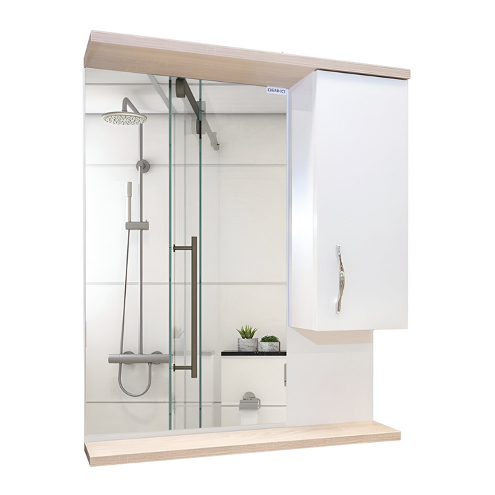 კარადა სარკით Denko Trend 65 White/Trade - Extra.ge