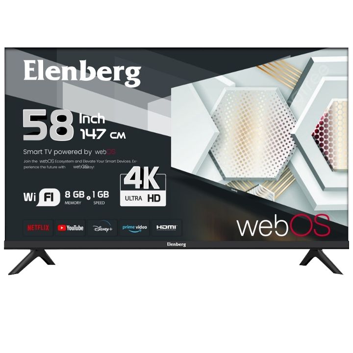 ELENBERG TV-58EBG925/EU 58" (4K UHD) Smart ტელევიზორი - Extra.ge - 1115054