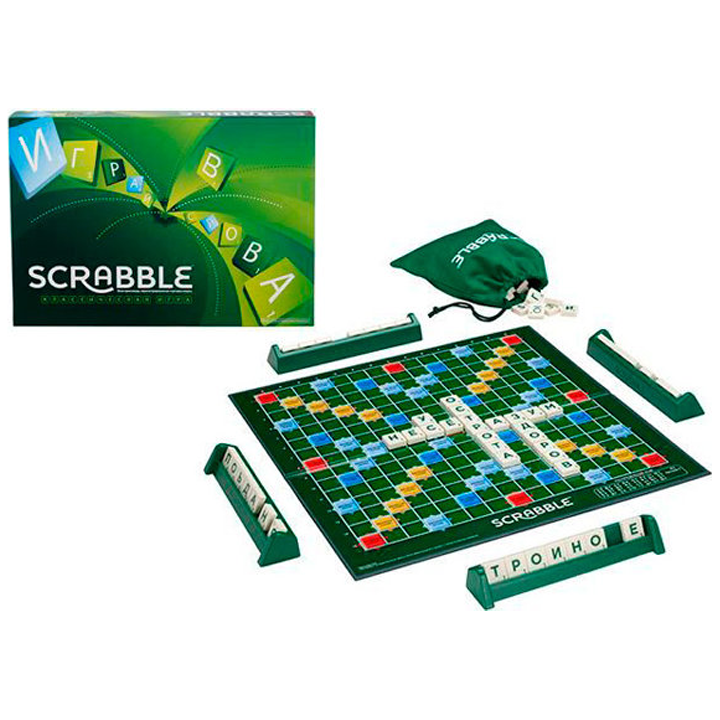 MATTEL SCRABBLE სამაგიდო თამაში - Extra.ge