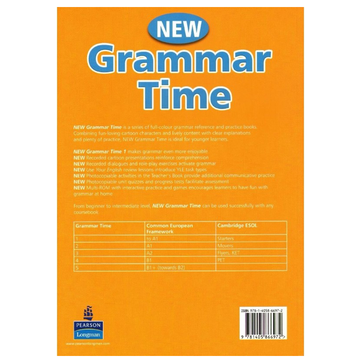 Grammar Time 1. Student Book + CD უცხო ენები - Extra.ge