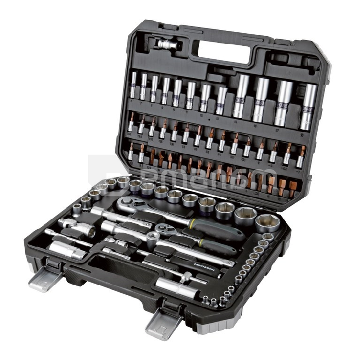 ნაკრები თავაკების და ბიტების Topmaster 339103 1/2" 1/4" 86 ც - Extra.ge - 270114