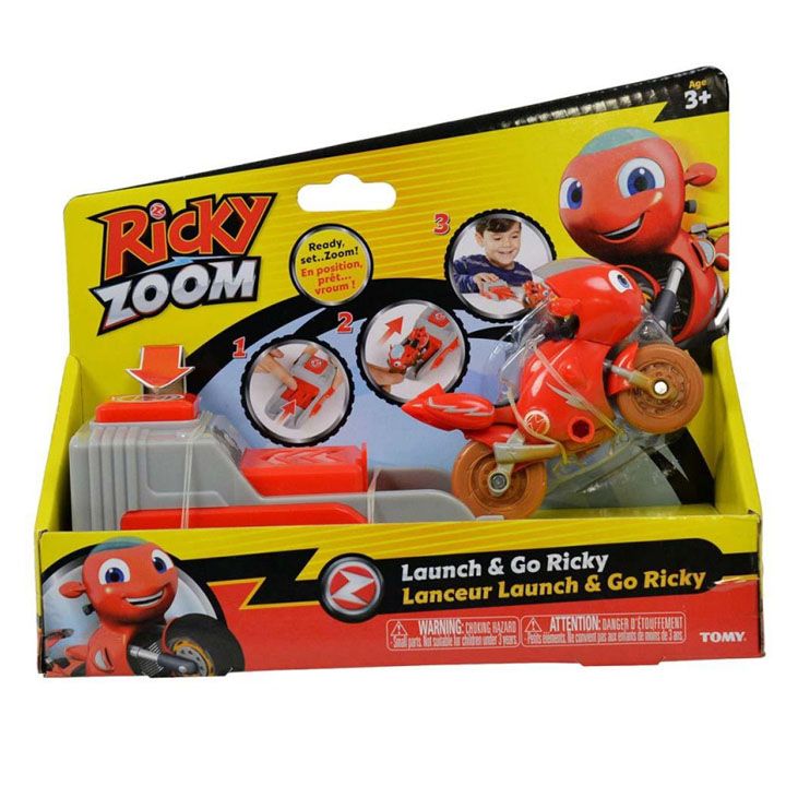 Tomy Ricky Zoom "Launch & Go Ricky" სათამაშო მოტოციკლეტი - Extra.ge ...