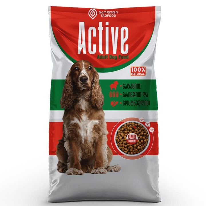 Taofood Active Premium აქტიური ძაღლის მშრალი საკვები ბატკნით 20 კგ
