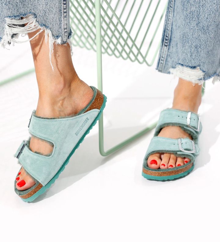 BIRKENSTOCK - Arizona Shearling LEVE Beryl LAF - Extra.ge
