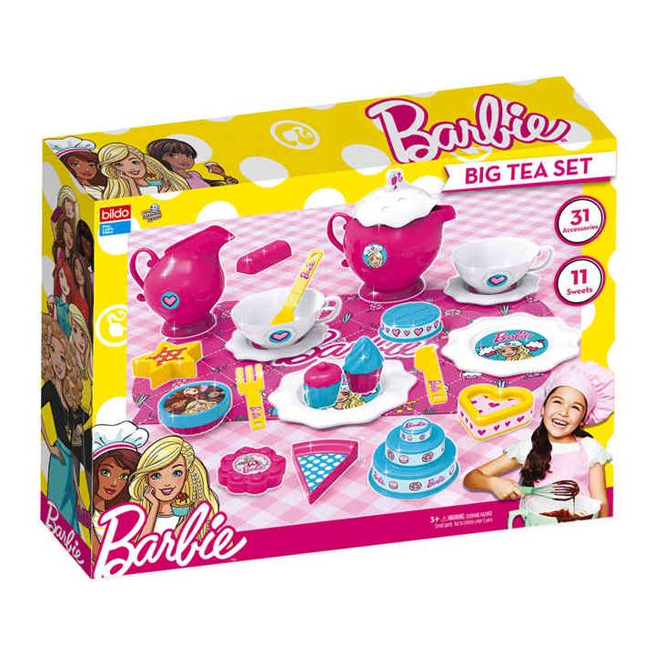 BILDO Barbie სათამაშო ჩაის ჭურჭელი - Extra.ge