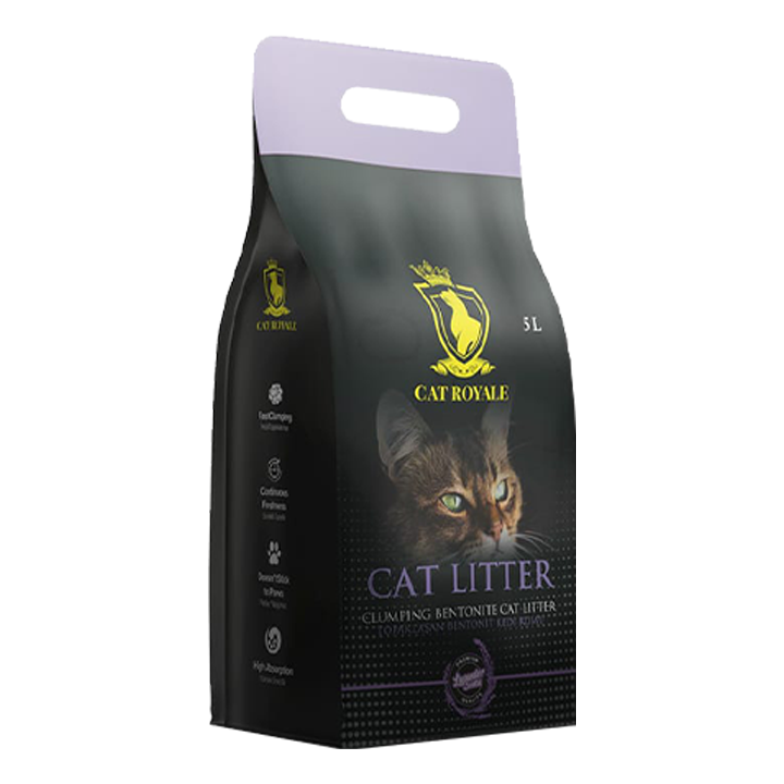 CAT ROYALE კატის ქვიშა (ლავანდის სურნელი) 5ლ - Extra.ge