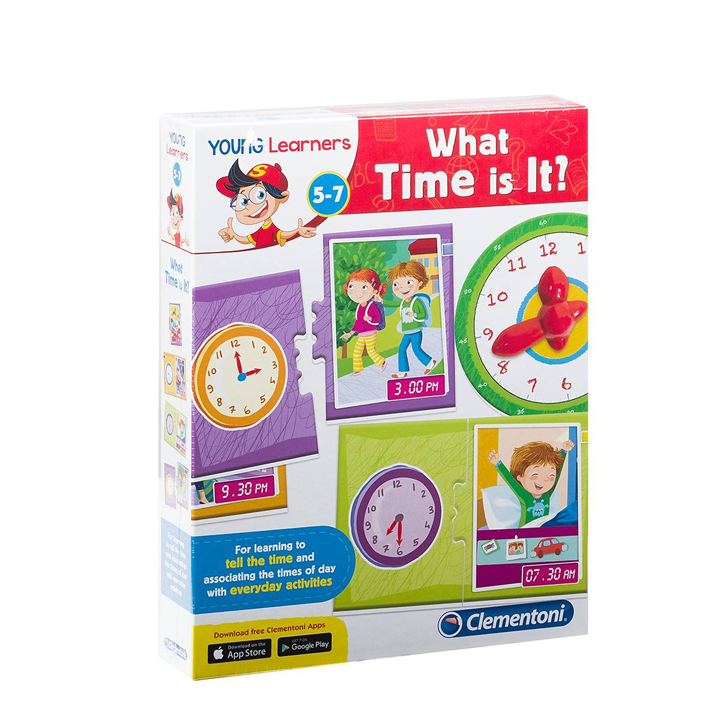 Clementoni What Time Is It? შემეცნებითი სათამაშო - Extra.ge