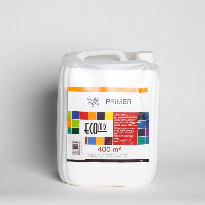 საღებავის გრუნტი ECOMIX 10ლ - Extra.ge - 387000