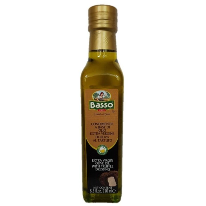 Basso - ზეითუნის ზეთი - "ექსტრა ვირჯინი" ტრუფელის სოკოთი 250მლ - Extra.ge - 279122