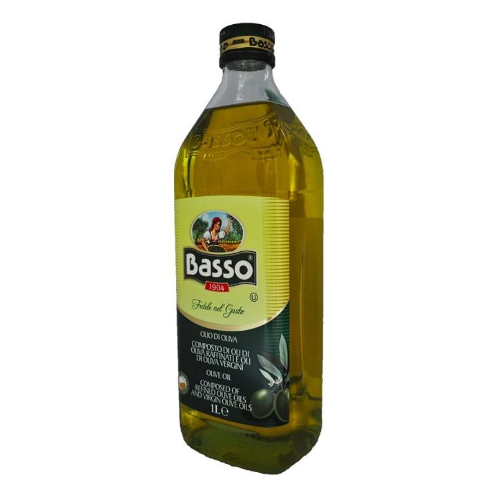 Basso - რაფინირებული + ცივი დაწურვის ზეითუნის ზეთი 1000მლ - Extra.ge - 279111
