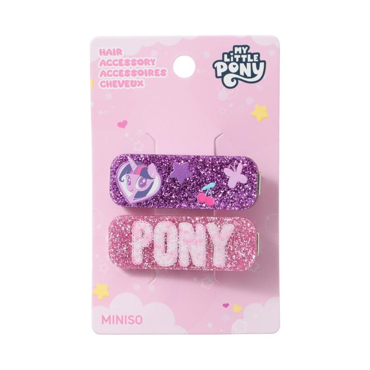 თმის სამაგრი/My Little Pony Collection Shiny Hair Clips (2 pcs) - Extra.ge