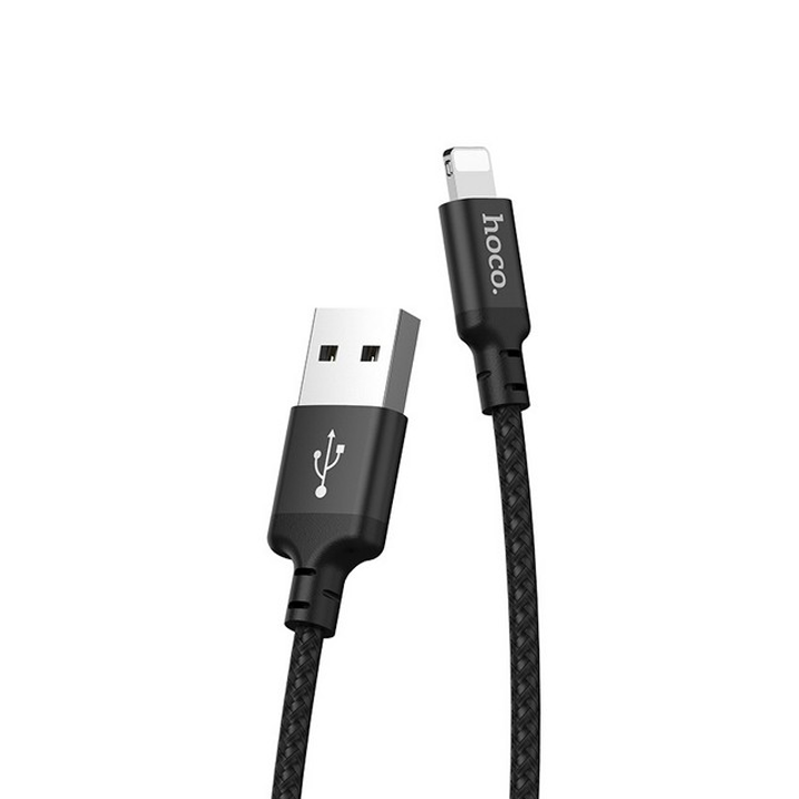 Hoco X14 Times Speed USB to Lightning Black კაბელი - Extra.ge - 733598