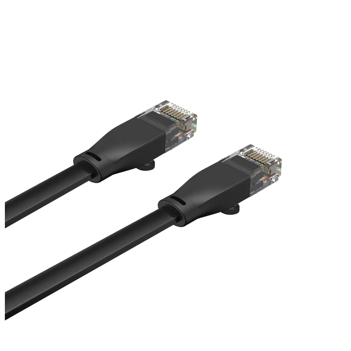 UNITEK C1809GBK CAT.6 Flat Cable - RJ45 (8P8C) Male to RJ45 (8P8C) Male ...