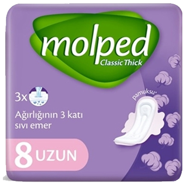 Molped 5 წვეთიანი ჰიგიენური საფენი 8 ც მოლფედი Extra Ge 654718