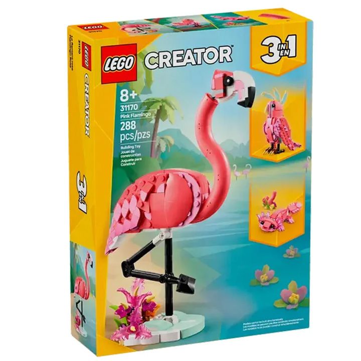 LEGO Wild Animals: Pink Flamingo Creator კონსტრუქტორი - Extra.ge