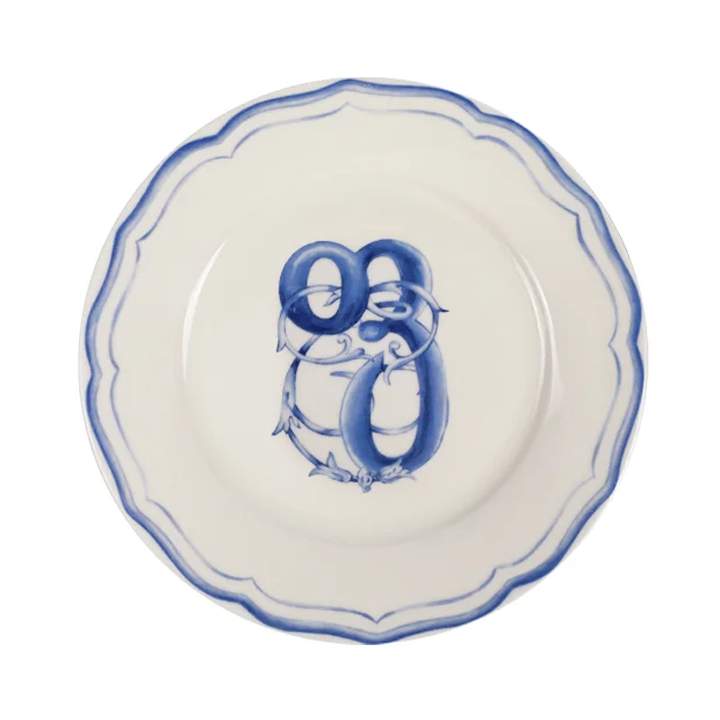 Super 391056 Georgian Letters თეფში დესერტის ქართული ასო-ბგერით “ფ” 19 ...