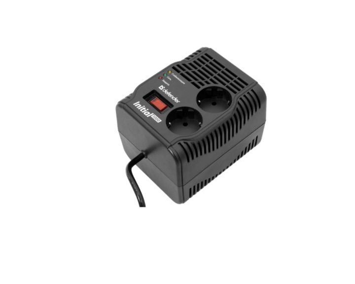 დენის ადაპტორი: Defender AVR Initial 1000 320W 2 outlets - 99018 ...