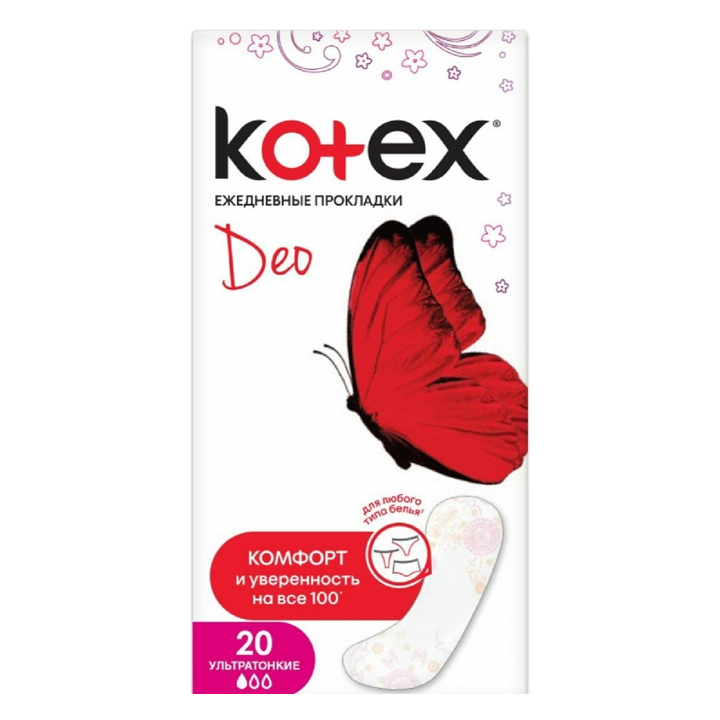Kotex ყოველდღიური საფენი Extra Ge 129115
