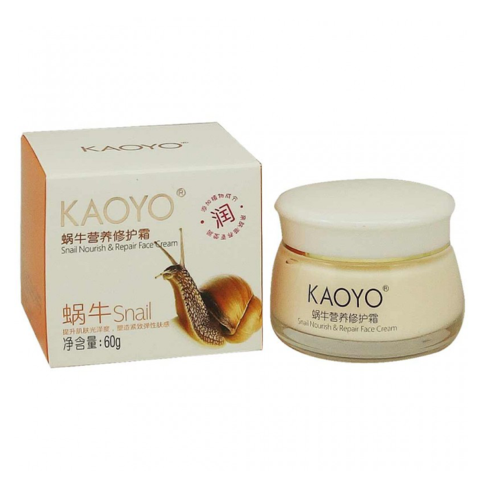 KAOYO Snail Repair Face Cream ლოკოკინას აღმდგენი სახის კრემი - Extra.ge