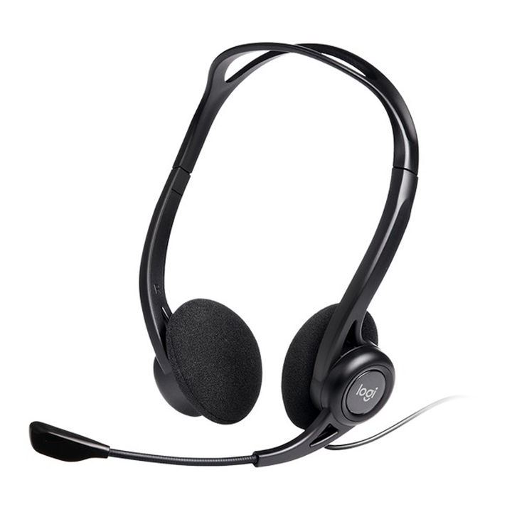 Logitech 960 USB On-ear Black ყურსასმენი - Extra.ge