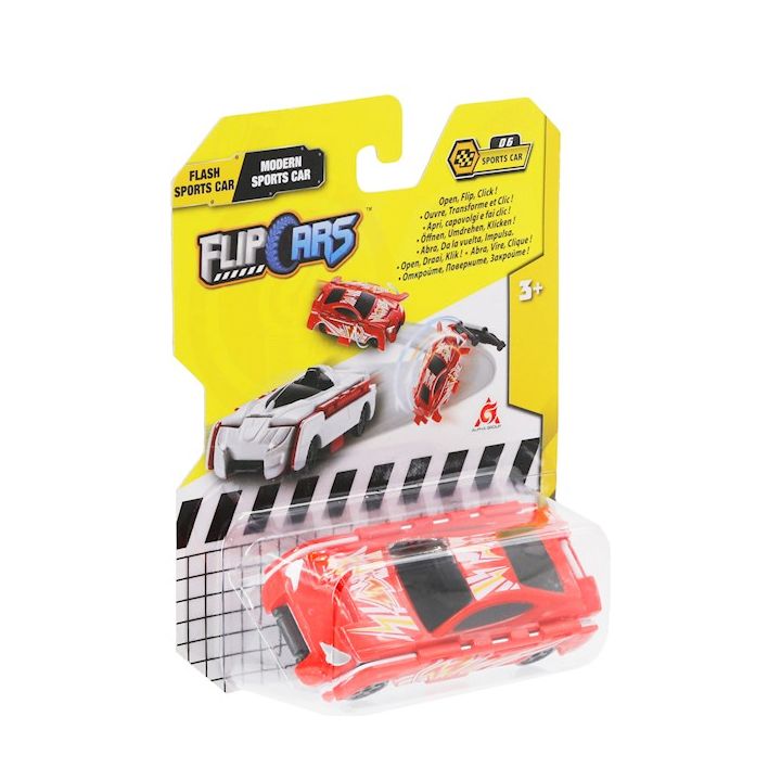 Flip Cars 2-in-1 Flip Vehicle- Sports Modern Car - Extra.ge