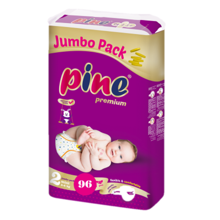 Pine ბავშვის საფენი Mini Mini 96 Jumbo Extra Ge 392808