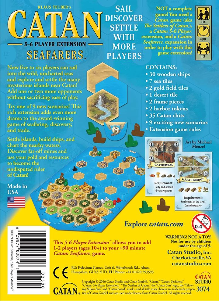 CATAN STUDIO SEAFARERS სამაგიდო თამაში - Extra.ge - 100258