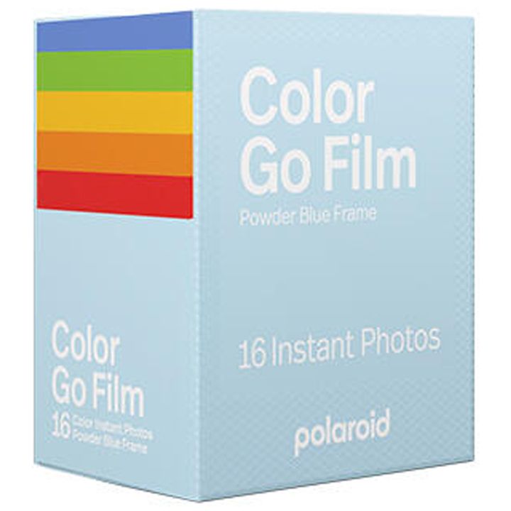 Polaroid Go Film Double Pack Powder Blue Frame პოლაროიდის ფირი - Extra.ge