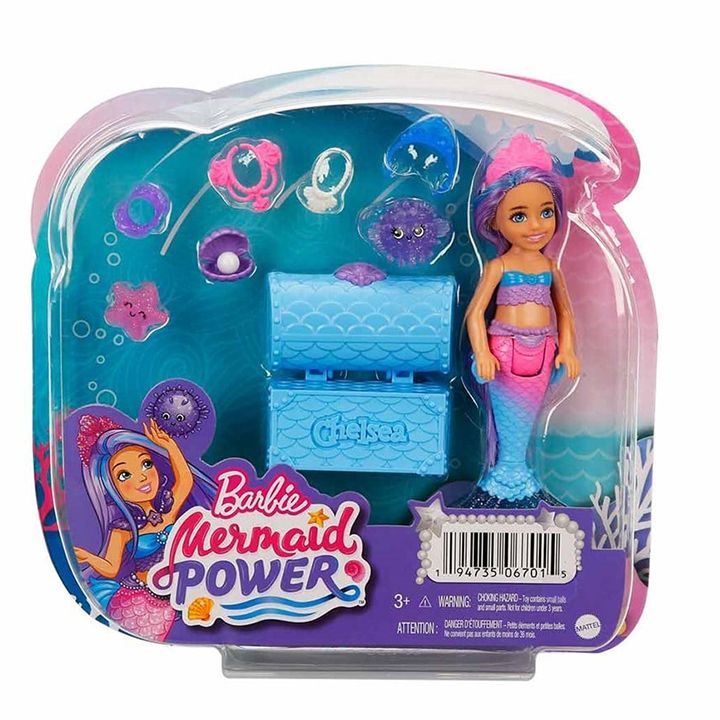 Mattel Barbie Chelsea ქალთევზა თოჯინა - Extra.ge
