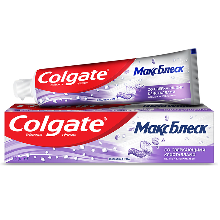 Colgate Max Shine მათეთრებელი კბილის პასტა 100 მლ ქოლგეითი Extra
