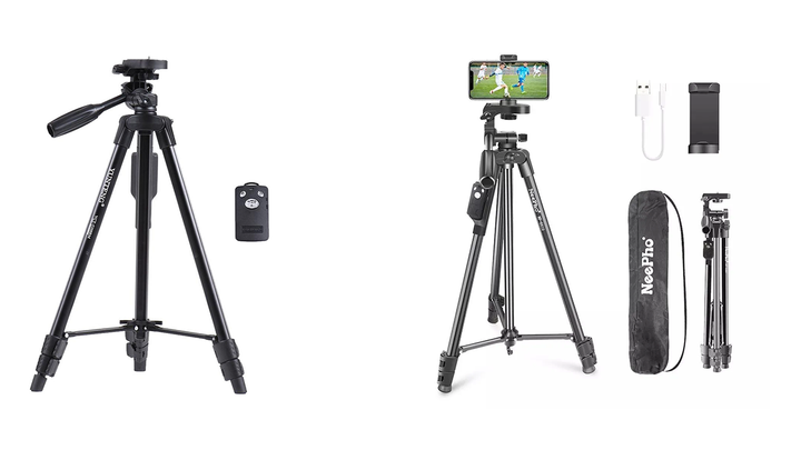 NeePho NP-8810 სამფეხა შტატივი დიდი ზომა + პულტი - Extra.ge - 891867