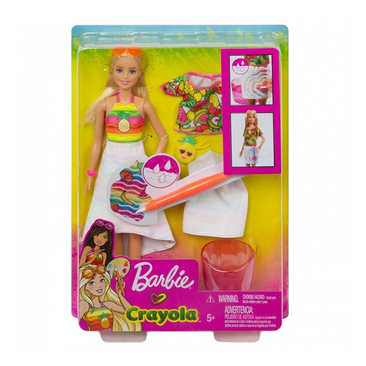 MATTEL Barbie გასაფერადებელი ანანასის არომატით - Extra.ge - 193350