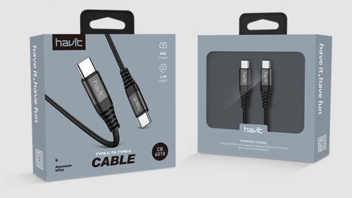 HAVIT CB6010 USB Type-c to Type-c კაბელი - Extra.ge