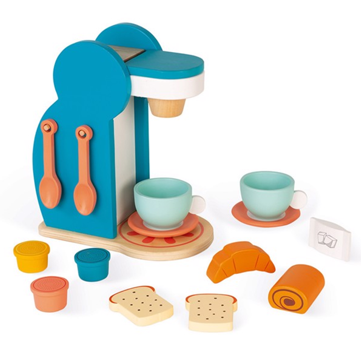 Breakfast Set ხის სათამაშო სამზარეულოს აქსესუარები - Extra.ge - 305887