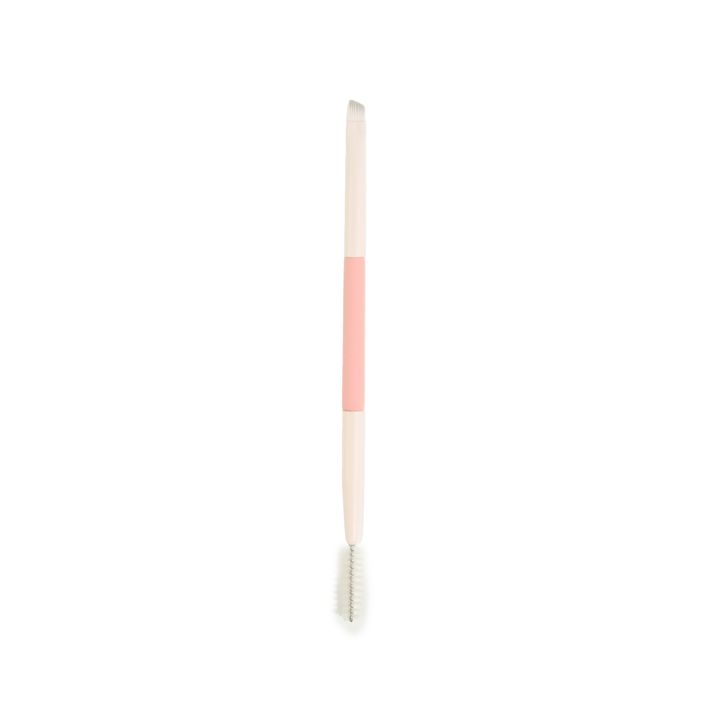 წარბის ფუნჯი/Peach Pink Series Dual-Sided Eyebrow Brush - Extra.ge