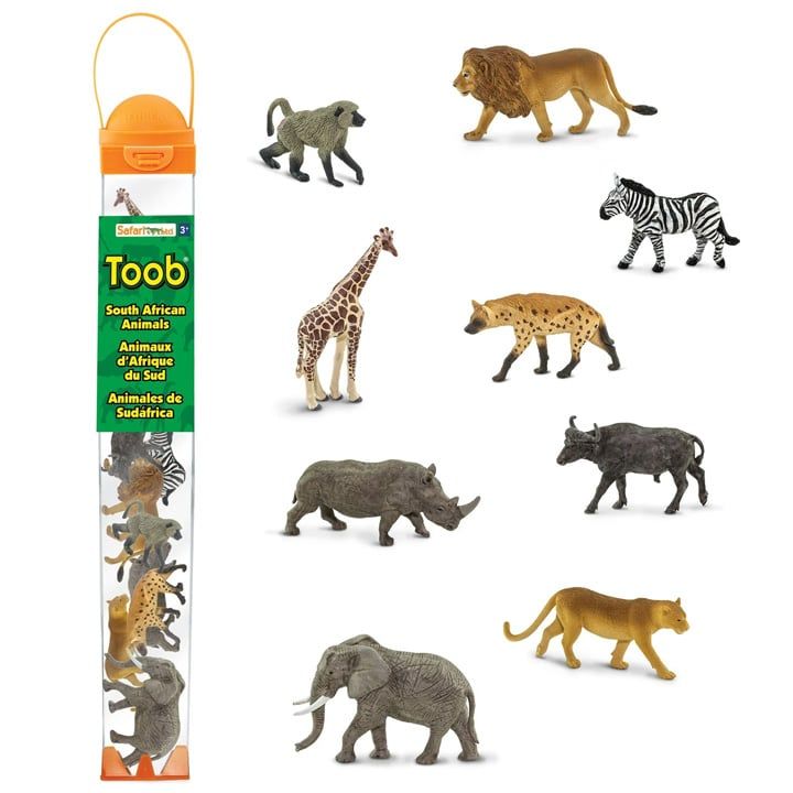 SAFARI South African Animals Toys TOOB სათამაშო ფიგურა 9ც - Extra.ge
