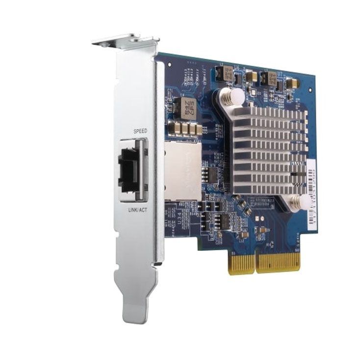 QNAP Dual-port BASET 10GbE network expansion card PCIe Gen2 x4 ქსელის ...