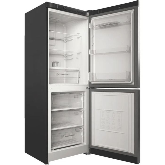 Refrigerator/ Indesit ITS 4160 S (167x60x64) 257 L, No Frost, A, Silver ...