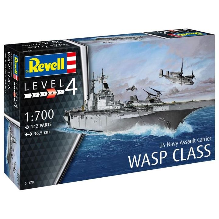Revell Assault Carrier USS WASP CLASS 1:700 კონსტრუქტორი - Extra.ge ...