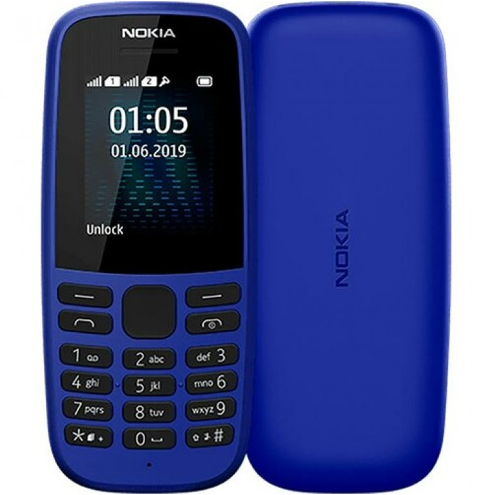Nokia 105 Blue მობილური ტელეფონი - Extra.ge - 22107