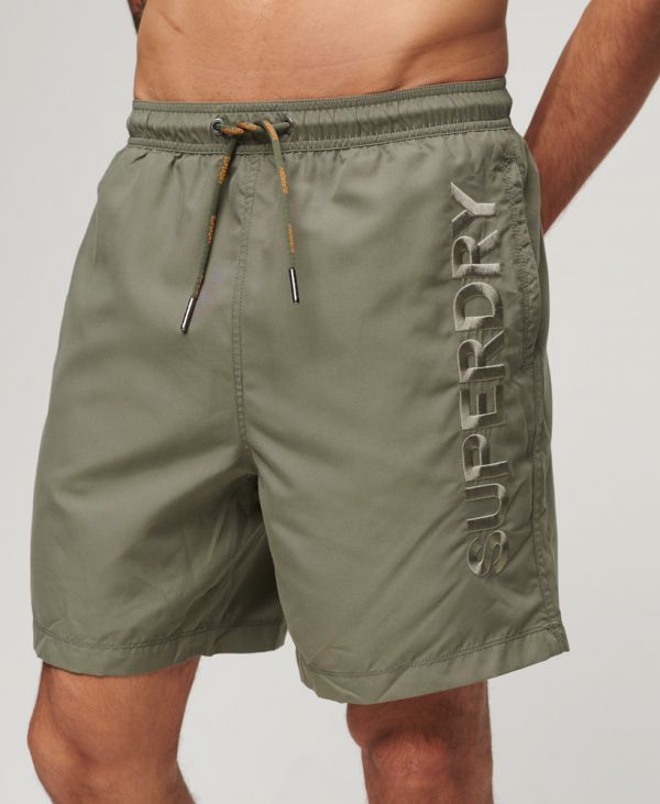 Superdry საცურაო შორტი Premium emb 17 inch swim short - Extra.ge - 908966