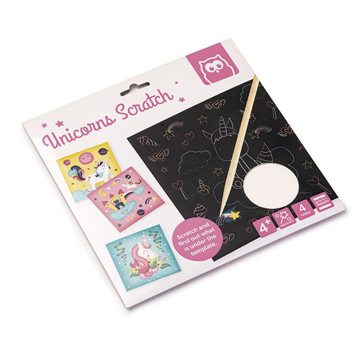 Eureka Kids UNICORN SCRATCH ART გასაფერადებელი - Extra.ge