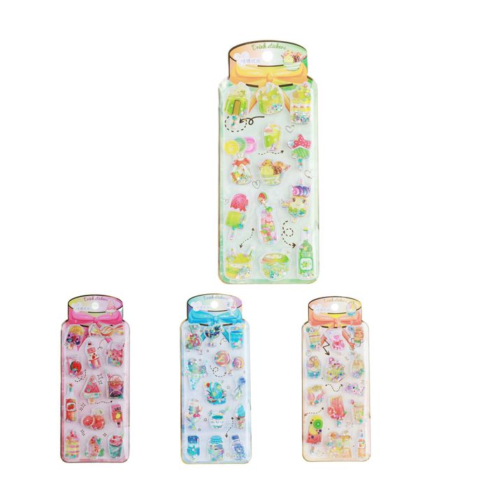 სტიკერები/Ice-cream Feast Series Liquid Filled Stickers (4 Assorted ...