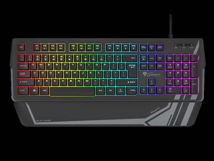 Keyboard/ Genesis Gaming Keyboard Rhod 350 RGB US Layout with RGB ...
